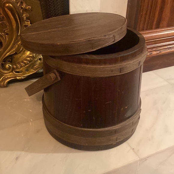 Firkin | Other | Vintage Firkin Bucket Gorgeous Antique Wood Firkin ...